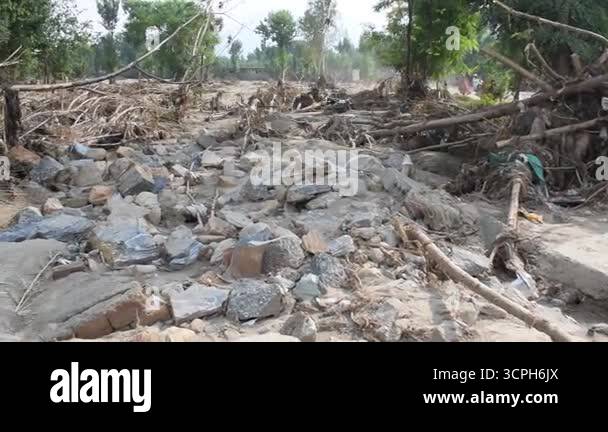 Cloud Burst flood situation in Hilly and Mountain areas District Buner ...