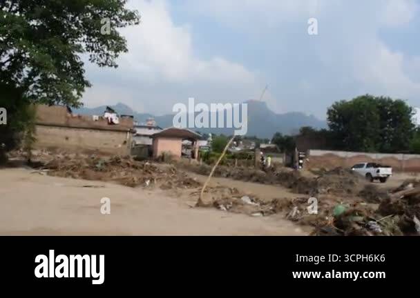 Cloud Burst flood situation in Hilly and Mountain areas District Buner ...