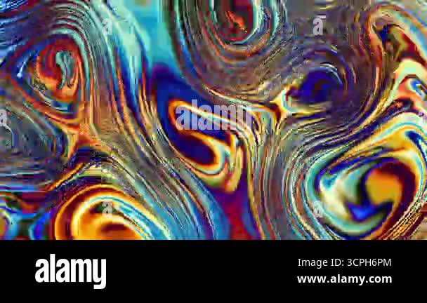 Liquid. Liquid metal. Mercury. Melting silver. Optical illusion ...