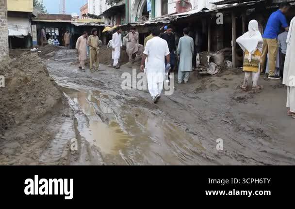 Cloud Burst flood situation in Hilly and Mountain areas District Buner ...
