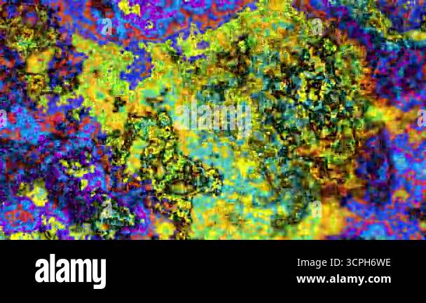 Dark grunge textures animation. Abstract corrosion textures. Loop ...