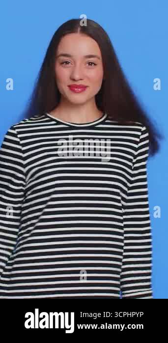 Like. Caucasian woman raises thumbs up agrees with something or gives ...