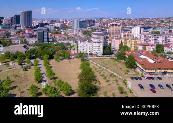 Kosovo Pristina City Skyline Stock Videos Footage Hd And 4k Video