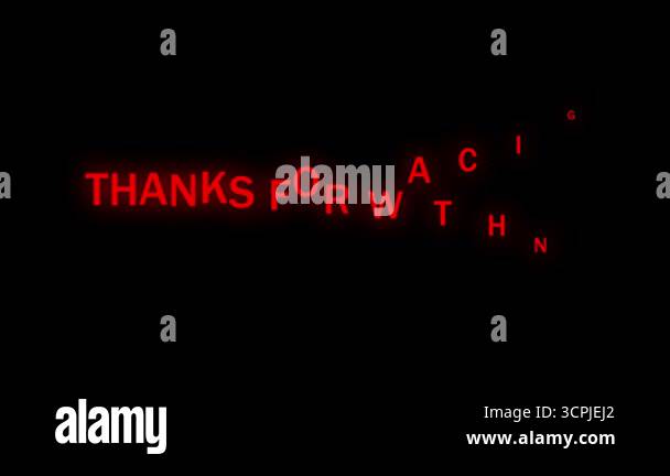 Glowing red now text animation countdown timer urgent message overlay ...