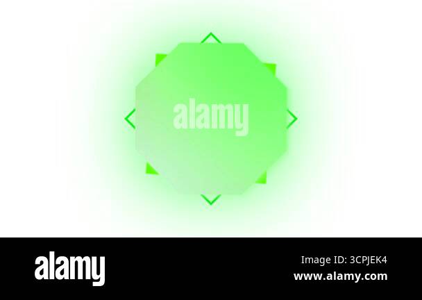 Green ethically sourced emblem animation. Environmental branding for ...