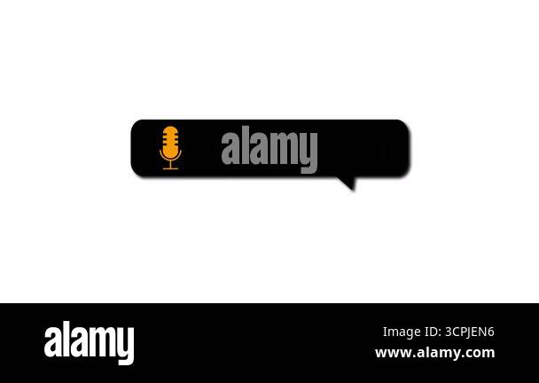 Bright orange podcast intro motion design for video content and online ...