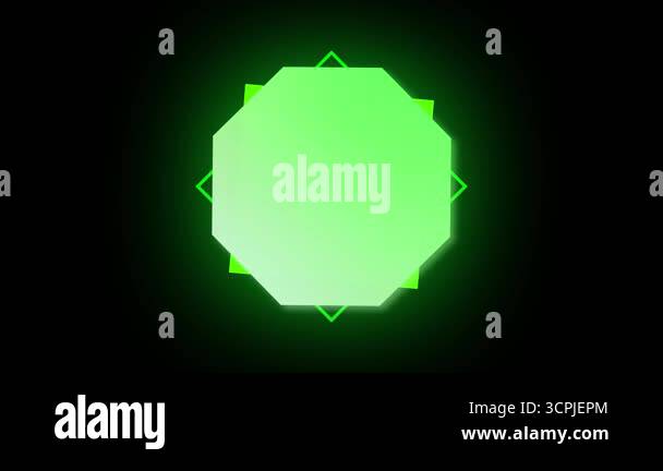 Green lead free label motion graphic. Organic product packaging with ...