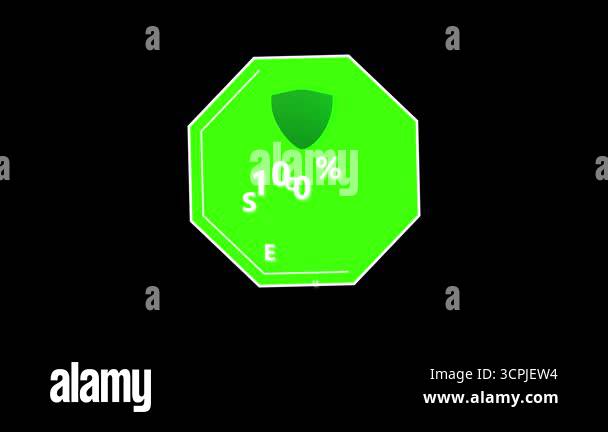 Green shield cyber security animation Stock Videos & Footage - HD and ...