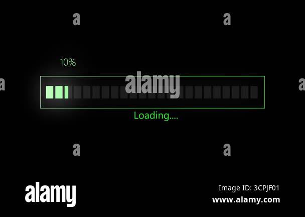Seamless looping loading animation green Stock Videos & Footage - HD ...