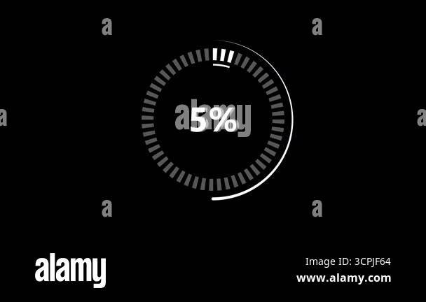 Loading progress bar animation. Circular motion graphic for UI UX ...