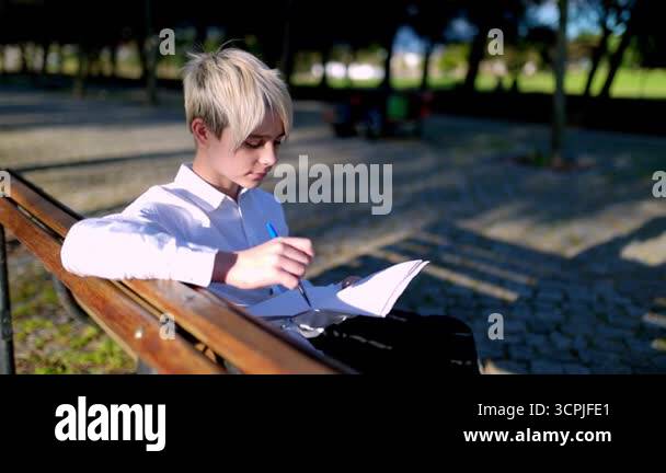 Focused student writing on paper Stock Videos & Footage - HD and 4K ...