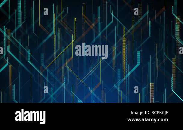 Digital Data Lines 4k animation background Stock Video Footage - Alamy