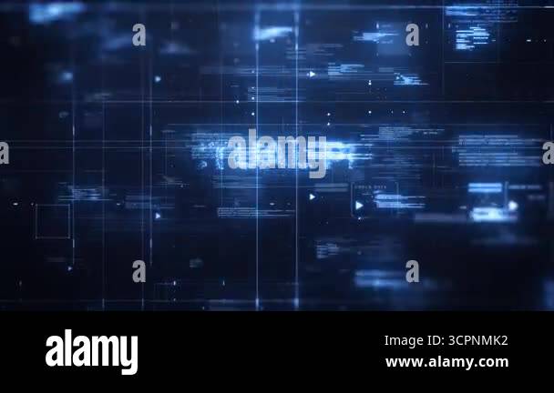 Intellectual Property Word on Dynamic Technology Background Stock Video ...