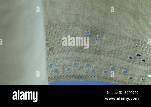 Authentic handmade lace texture on vintage homespun linen: Transparent ...