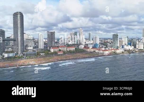 Colombo, Sri Lanka September 24, 2025: A dynamic hyperlapse capturing ...