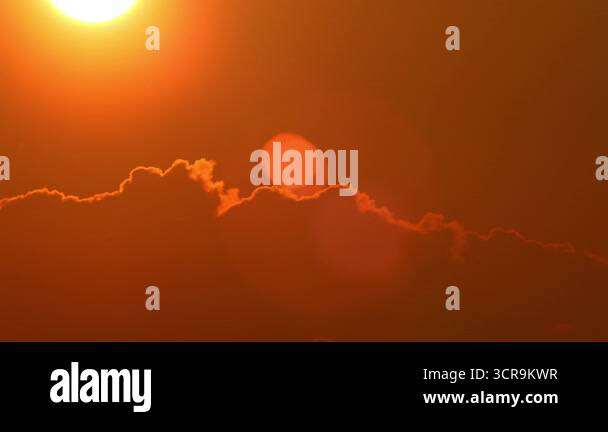 God's moment of creation concept. God creation of light life and ...