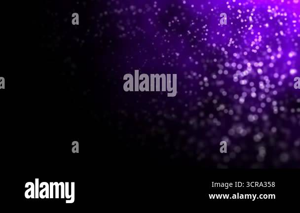 Dynamic animated background featuring vibrant purple particles and ...