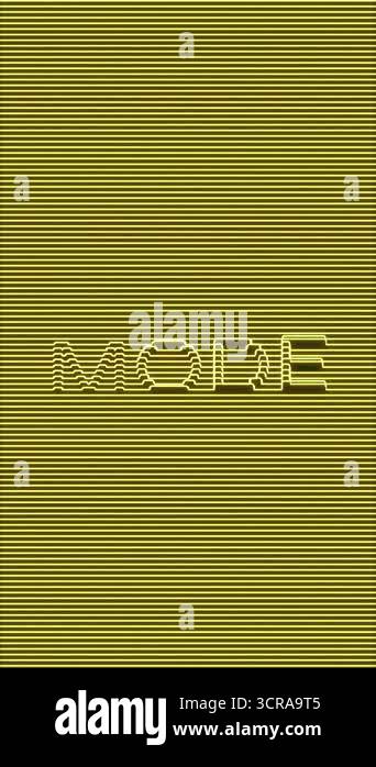 Beach Mode text appears through looping yellow neon contour lines on a ...