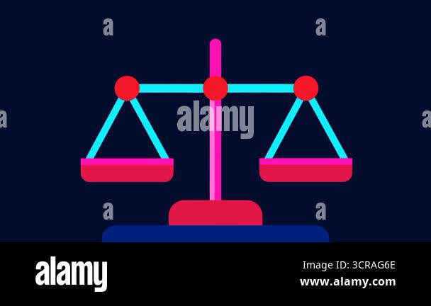 A balance scale represents fairness and equality in finance ...