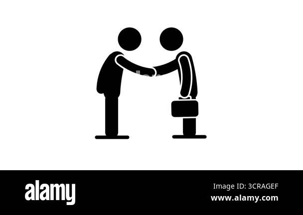 Two people shake hands in agreement, symbolizing trust, cooperation ...