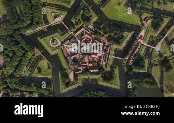 Bourtange, historic fortified city, fortified village with adjacent ...