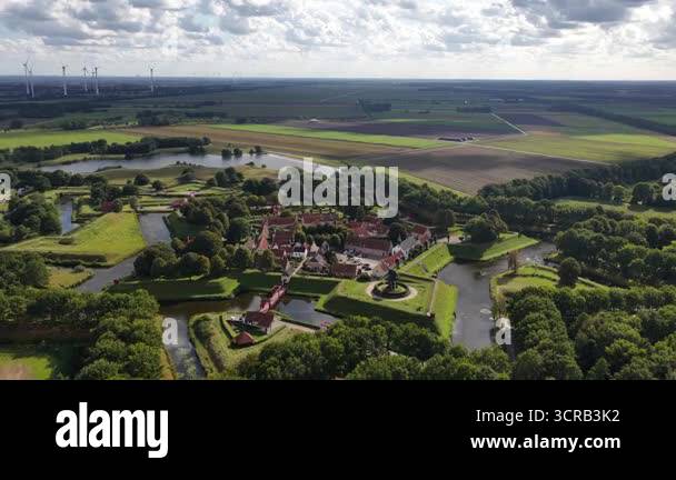 Bourtange, historic fortified city, fortified village with adjacent ...