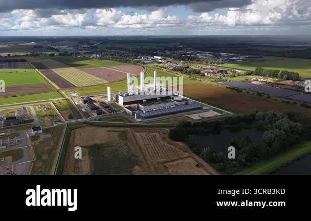 nitrogen plant in Zuidbroek, Groningen, The Netherlands, energy ...