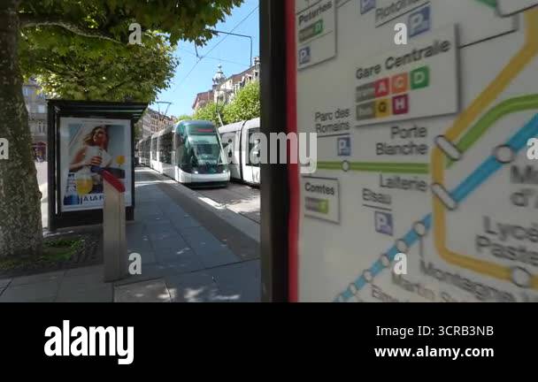 Strasbourg, Grand Est, France, August 7th, 2025: Strasbourg tram ...