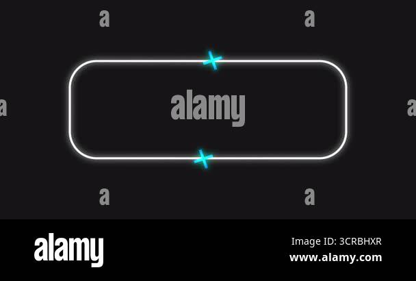 4K Sci-fi designed neon HUD lower third. HUD callout titles with copy ...