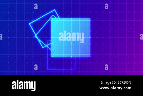 Features animated geometric shapes on a background.Minimalist graphic ...