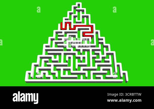 Triangle shaped 3d maze solution Stock Videos & Footage - HD and 4K ...
