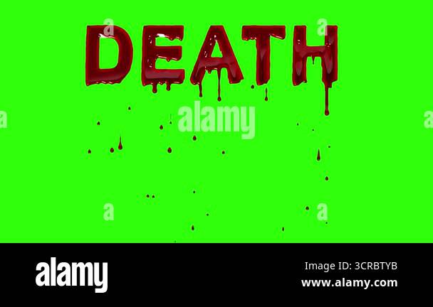 Dead text scary blood drops Stock Videos & Footage - HD and 4K Video ...