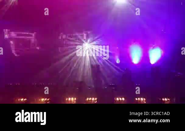 a dj performing at a rave festival in shadow Stock Video Footage - Alamy