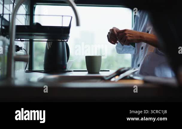 Man preparing instant coffee Stock Videos & Footage - HD and 4K Video ...