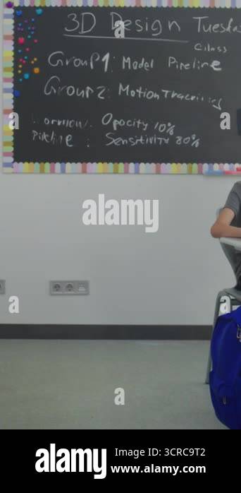 Primary School Students Working on Creative Projects on Computers ...