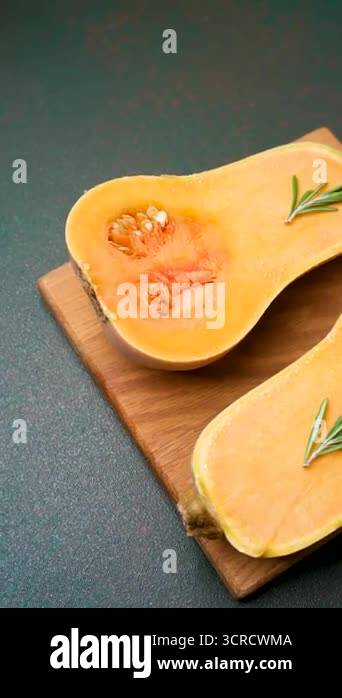 Fresh halved butternut squash Stock Videos & Footage - HD and 4K Video ...
