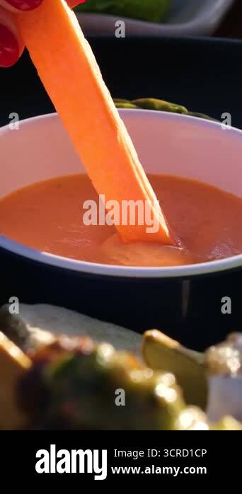 Mayo white sauce with vegetables, carrot healthy vegan food, mayonnaise ...