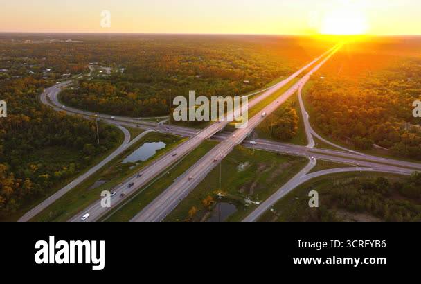 Interstate overpass system in florida Stock Videos & Footage - HD and ...