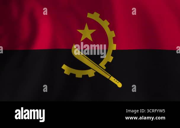 Angolan national flag waving in Stock Videos & Footage - HD and 4K ...