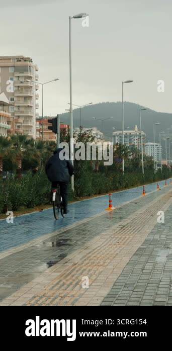 Bike lane on promenade Stock Videos & Footage - HD and 4K Video Clips ...