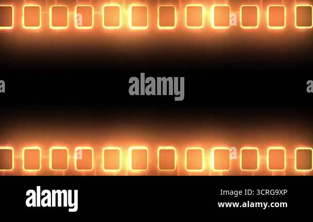 Elegant Film Strip Background with Beautiful Warm Glow Effects for a ...