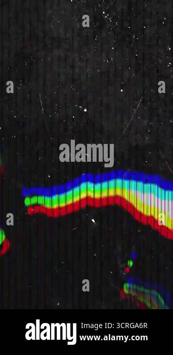 Abstract glitch distortion vertical overlay Stock Videos & Footage - HD ...