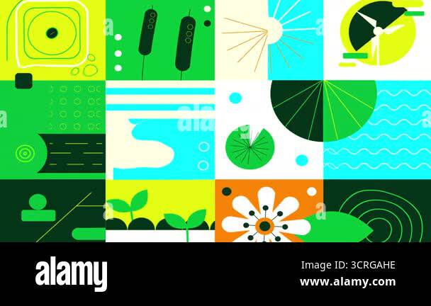 Clean World Energy Background Stock Video Footage - Alamy