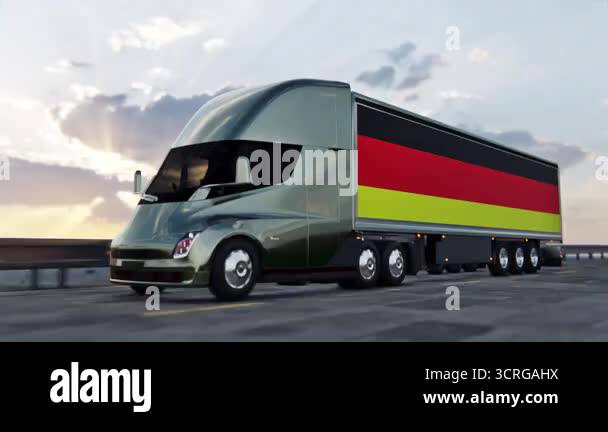 Semi cargo truck Stock Videos & Footage - HD and 4K Video Clips - Alamy