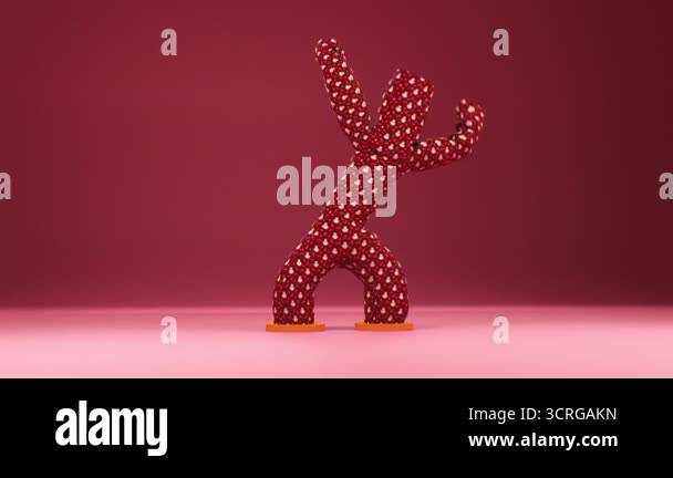 Inflatable Red Doll Dancing Stock Video Footage - Alamy