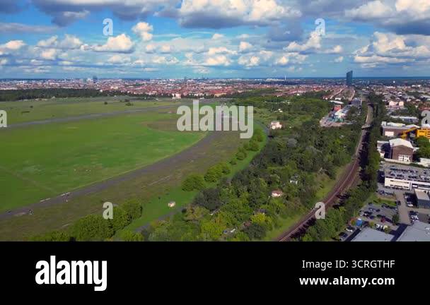 Tempelhofer Feld, a former airport turned public park in Berlin ...