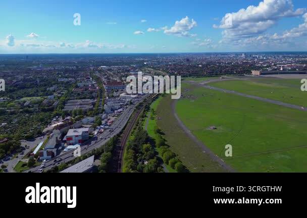 Tempelhofer Feld, a former airport turned public park in Berlin ...