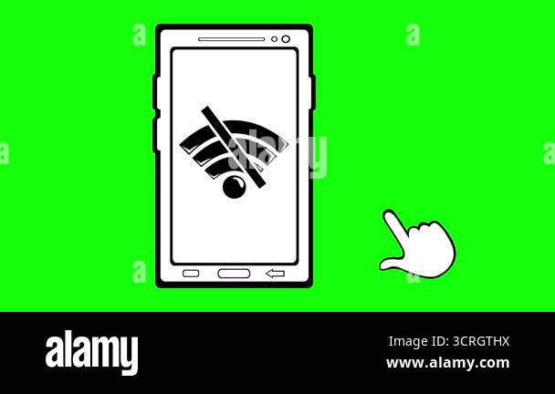 video animation drawing black and white click push touchscreen hand ...