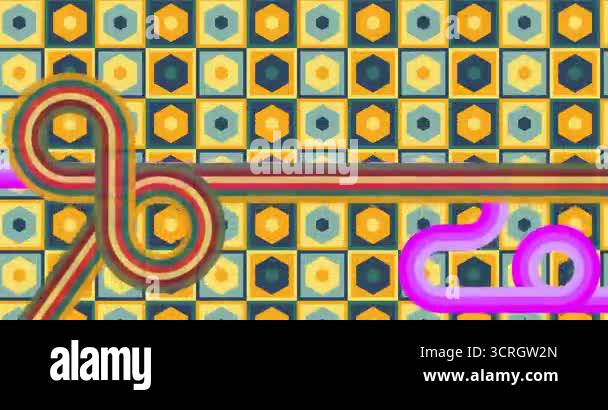 Retro 70s Background animation with Groovy 1970s art video ...