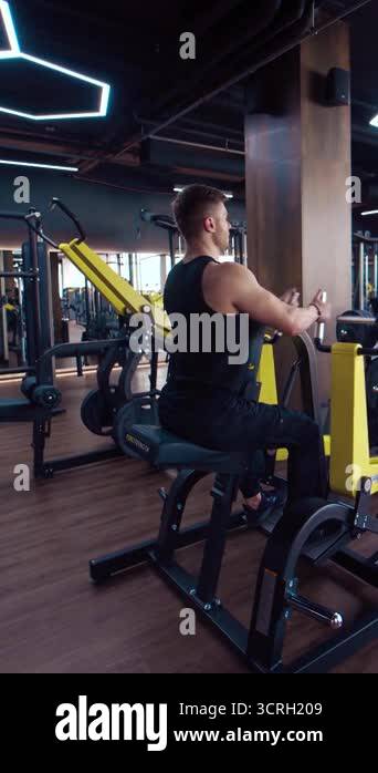 Kyiv, Ukraine, 2 May 2025: Bodybuilder man working out alone. Good ...